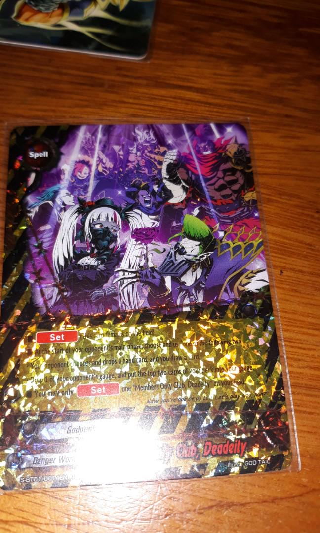 Buddyfight, godpunk, ancient world, triple rare,pfoil, Hobbies & Toys ...