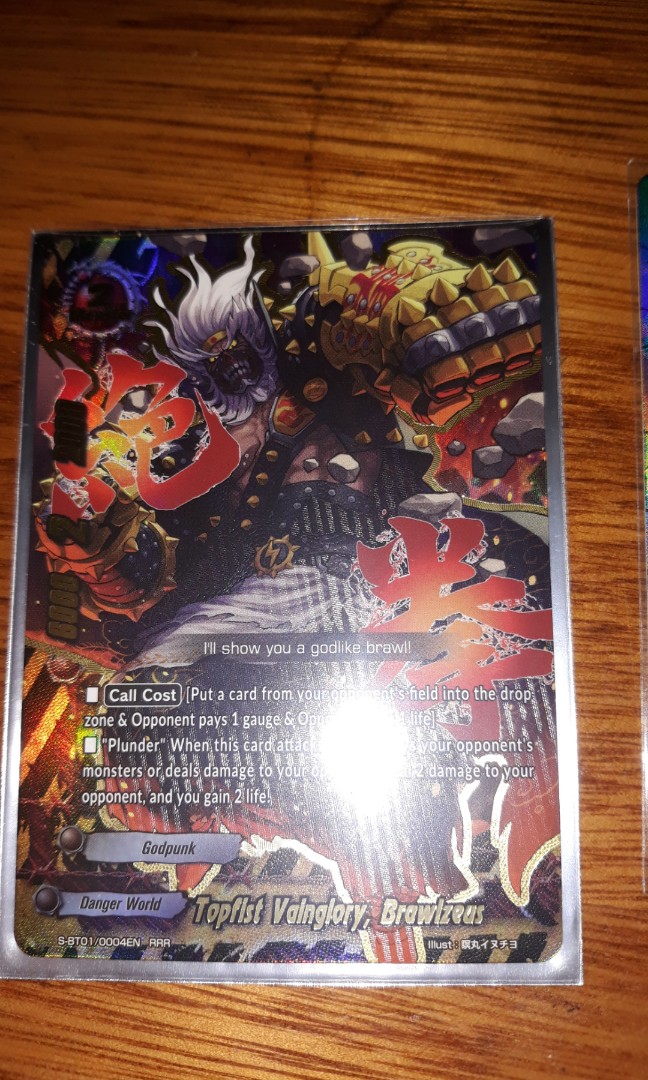 Buddyfight, godpunk, ancient world, triple rare,pfoil, Hobbies & Toys ...