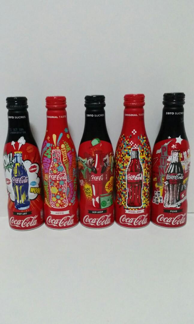 Coca-Cola Quick Restaurant Set Aluminum bottle 5X250ml ( France ...