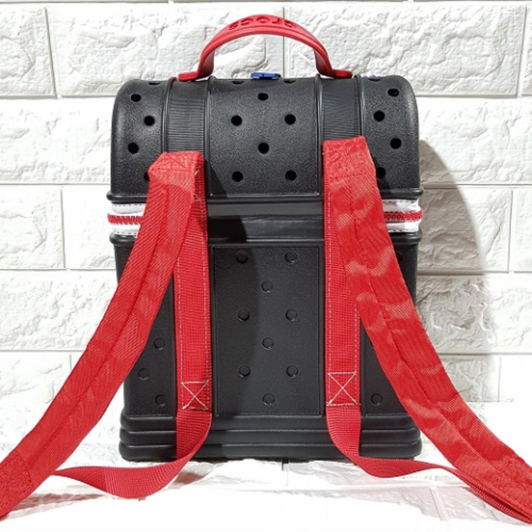 Crocs Kiddie Backpack - Black, Babies & Kids, Going Out, Diaper Bags ...