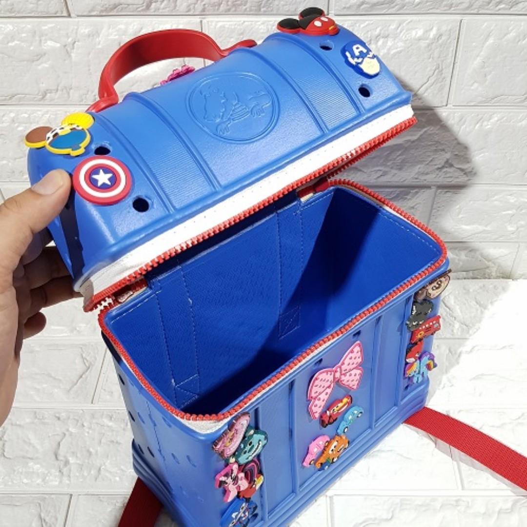 Crocs Kiddie Backpack - Blue, Babies & Kids, Going Out, Diaper Bags ...