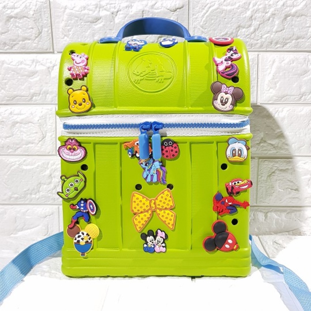 Crocs Kiddie Backpack - Light Green, Babies & Kids, Infant Playtime on ...