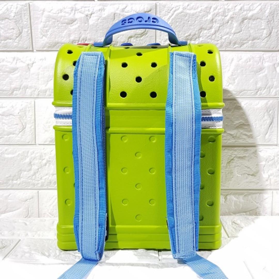 Crocs Kiddie Backpack - Light Green, Babies & Kids, Infant Playtime on ...