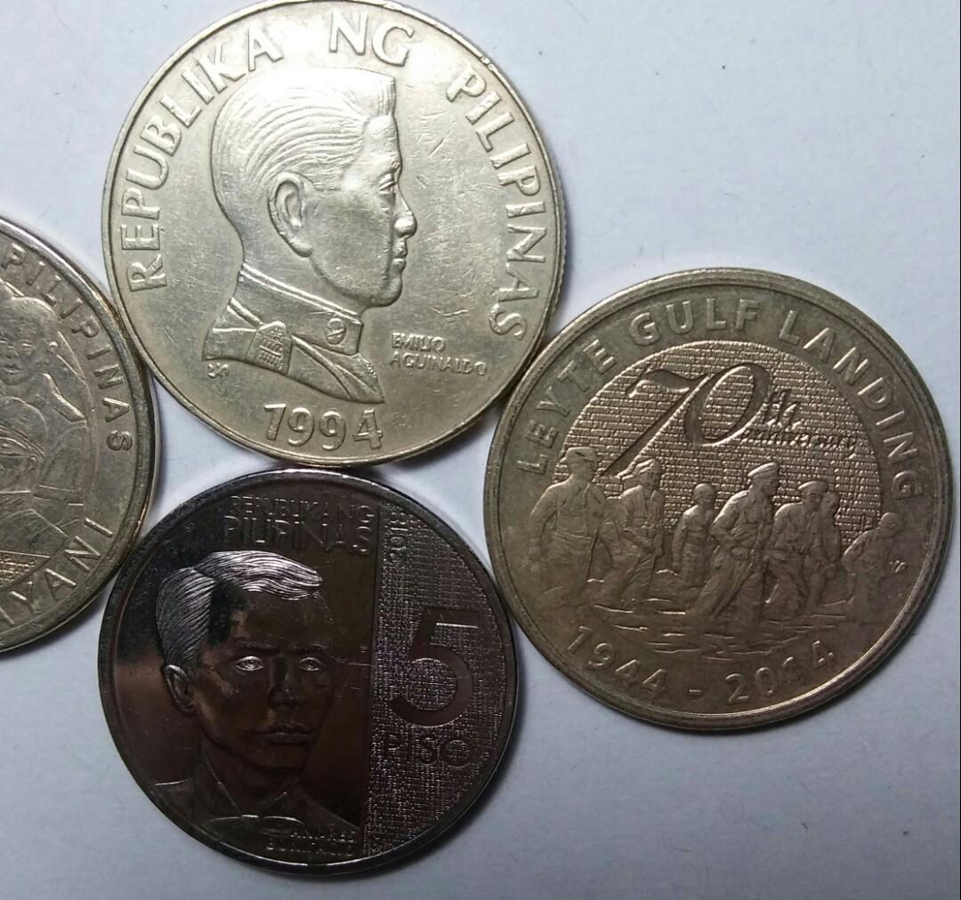 Different Five Peso Coins, Hobbies & Toys, Memorabilia & Collectibles ...