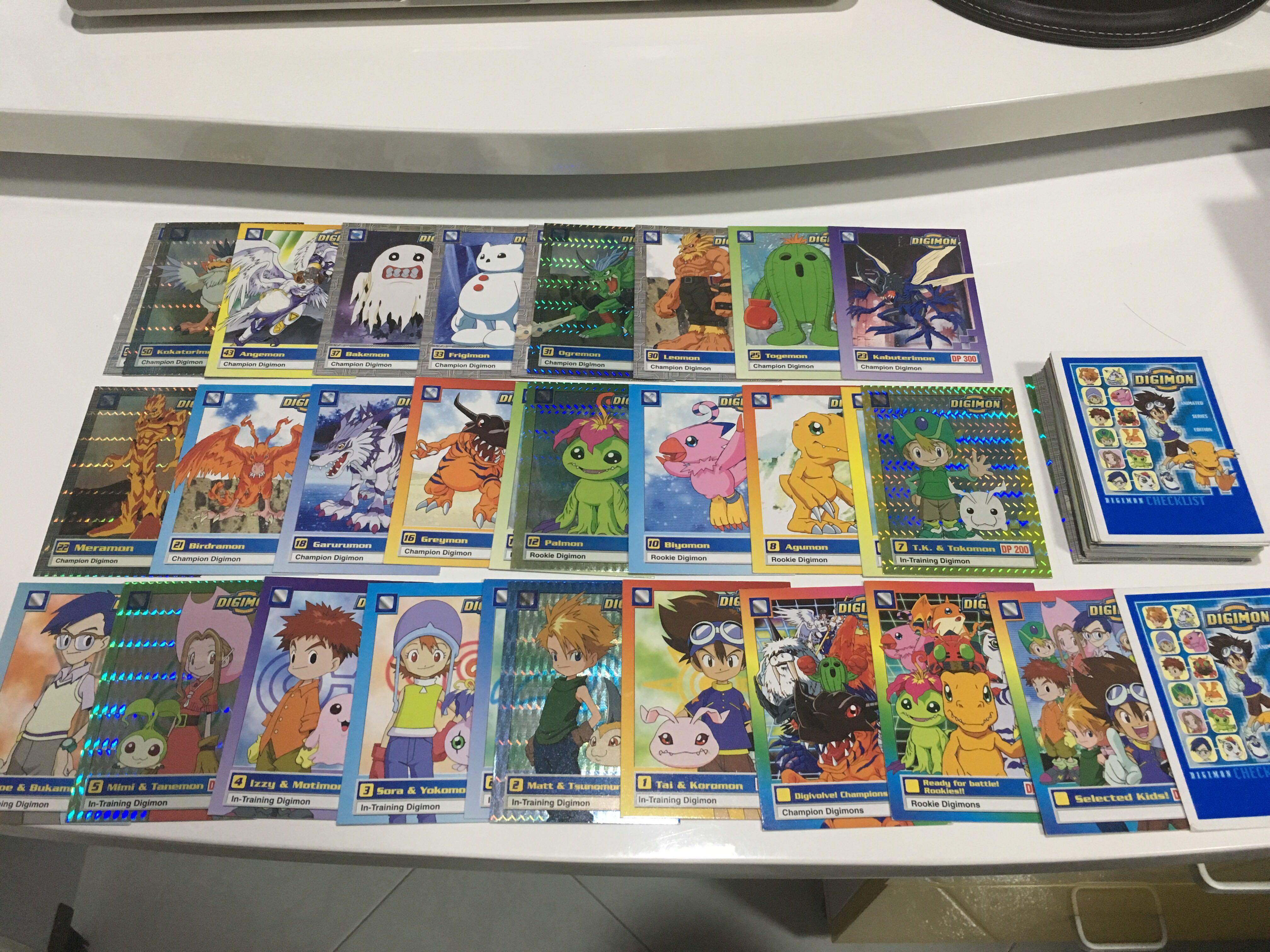 Digimon Animated Series 1 Card Collection, Hobbies & Toys, Toys & Games ...