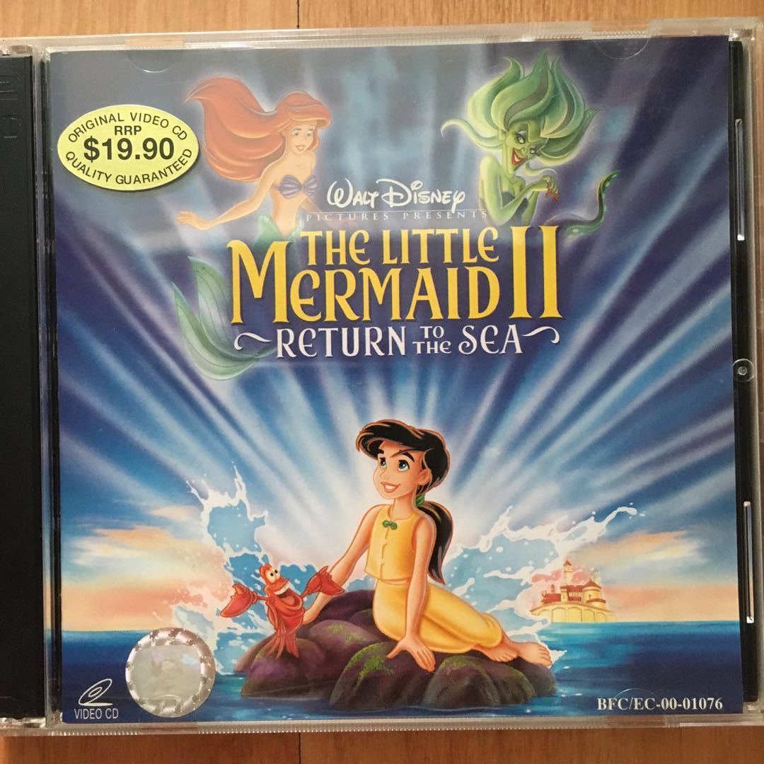 Disney VCD - The Little Mermaid 2: Return to the Sea, Hobbies & Toys ...