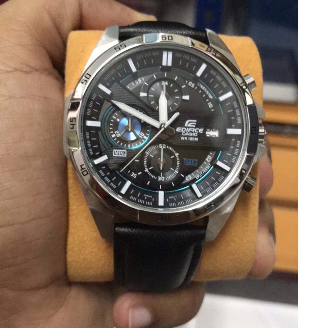 edifice casio kulit, Men's Fashion, Watches & Accessories, Watches on ...