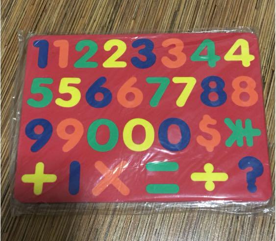 Foam letters & numbers puzzle, Hobbies & Toys, Toys & Games on Carousell