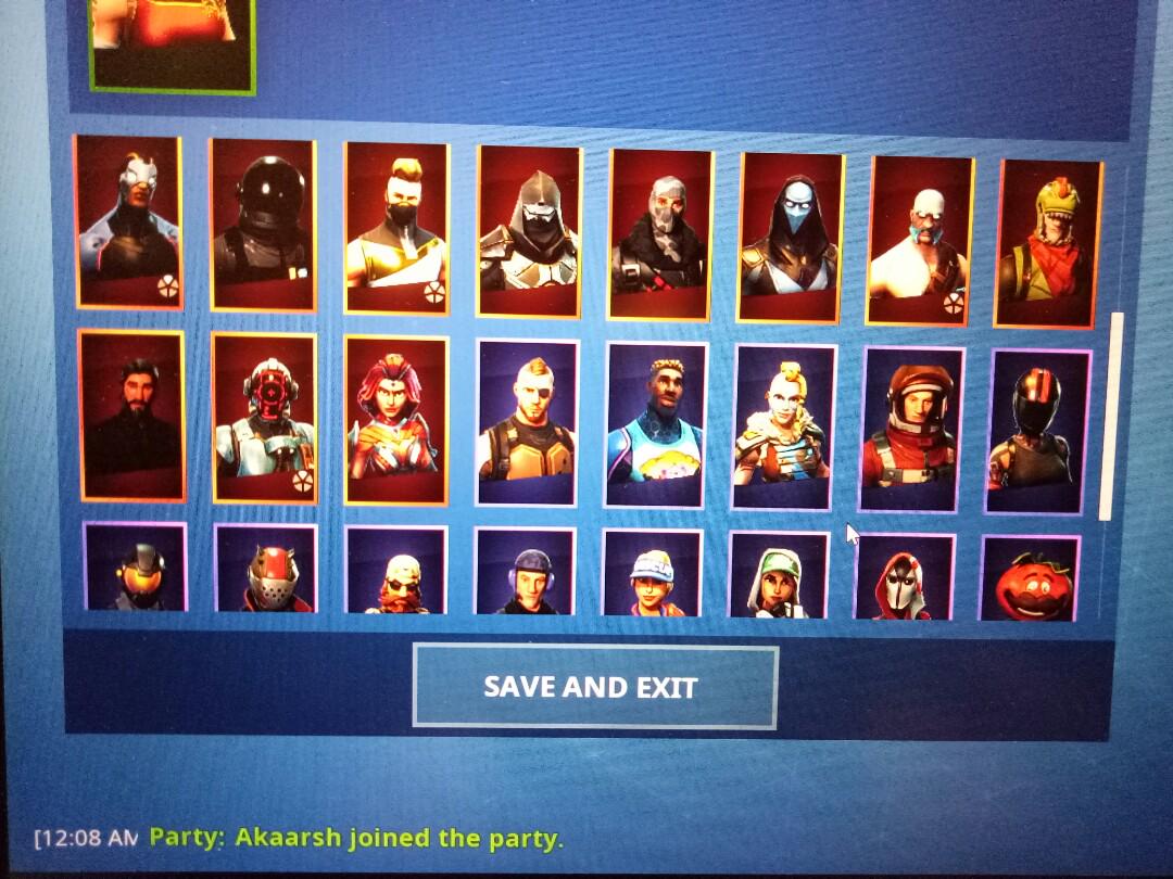 Fortnite account with rare skins season 2 to 5 for sale, Video Gaming ...