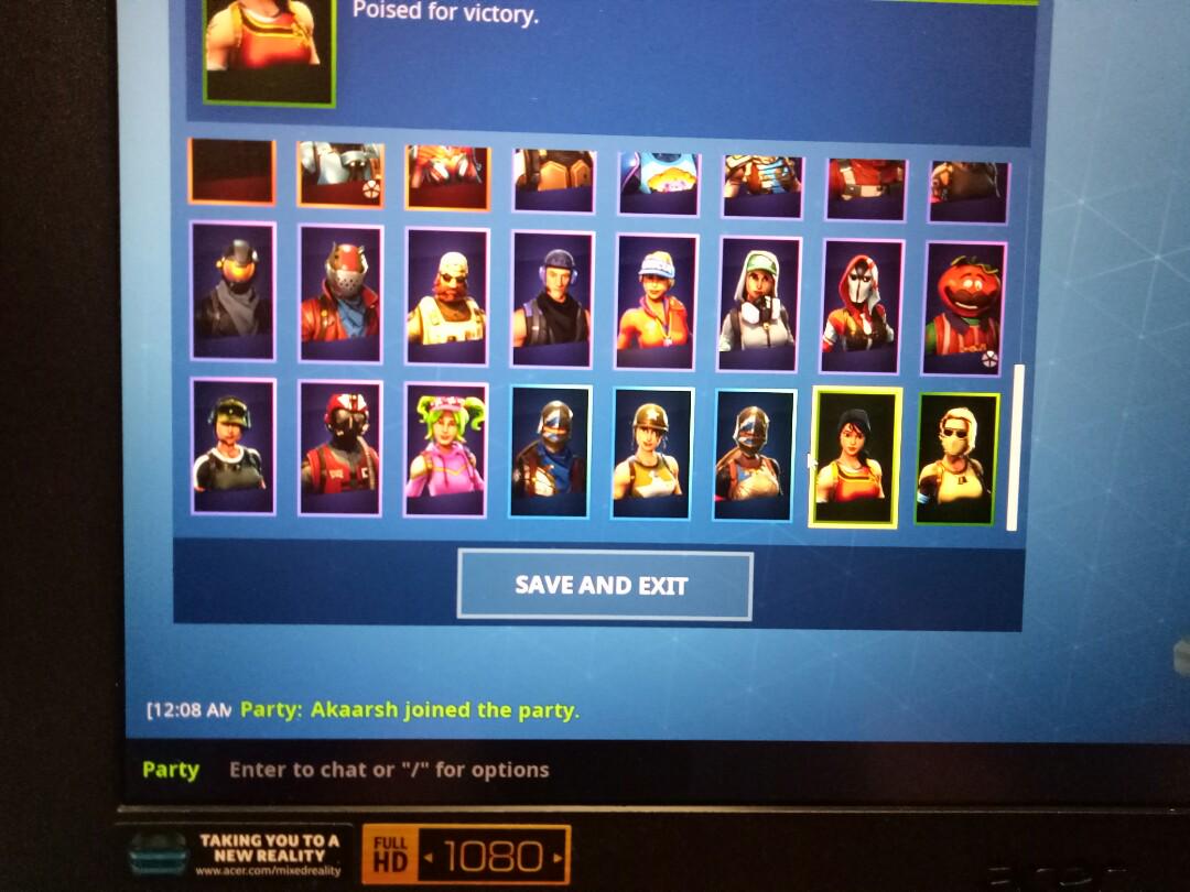 Fortnite account with rare skins season 2 to 5 for sale, Video Gaming ...