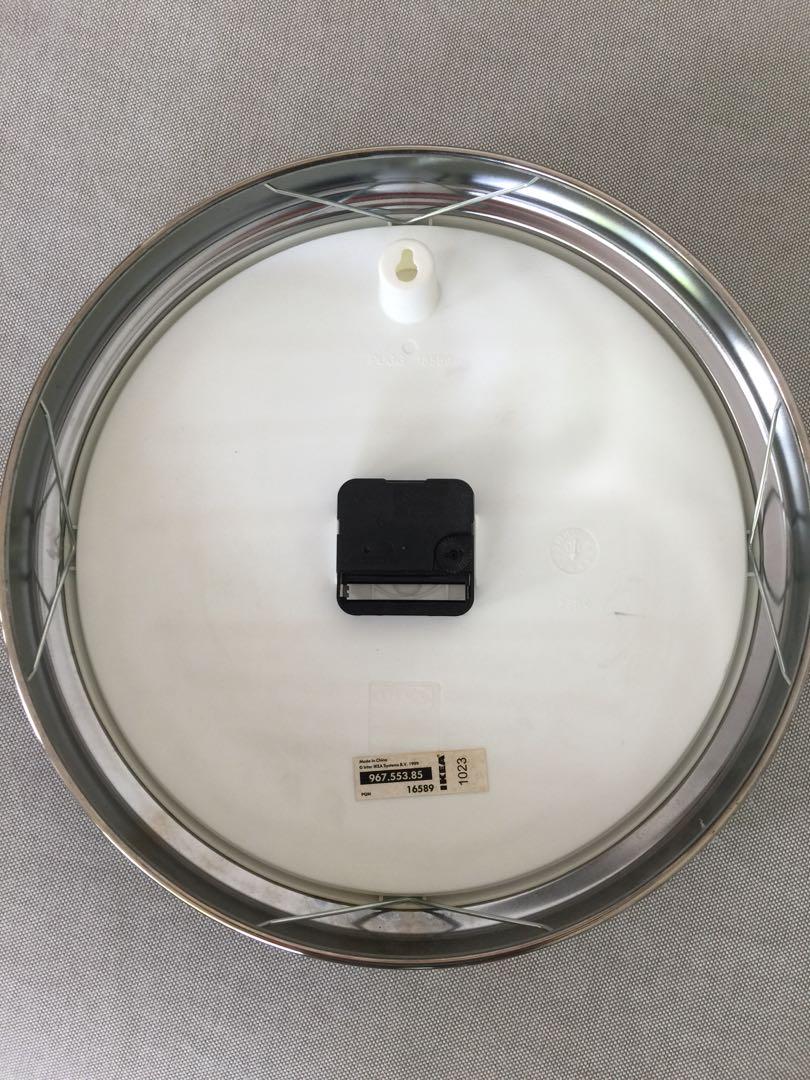 IKEA PUGG wall clock, Furniture & Home Living, Home Decor, Clocks on ...