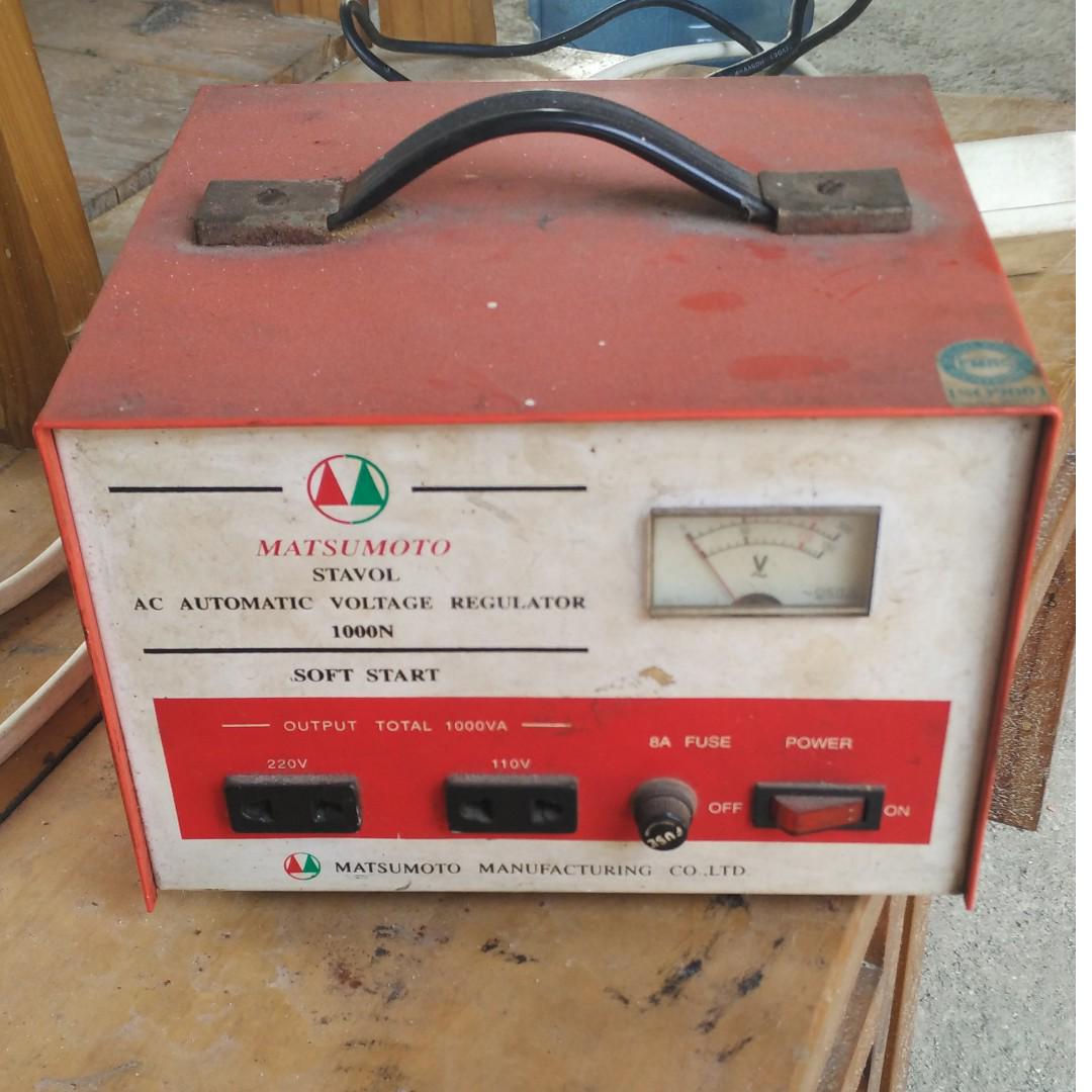 Jual CEPAT Stabilizer Matsumoto Stavol 1000 N, Elektronik, Lainnya di ... Jual CEPAT Stabilizer Matsumoto Stavol 1000 N, Elektronik, Lainnya di ...
