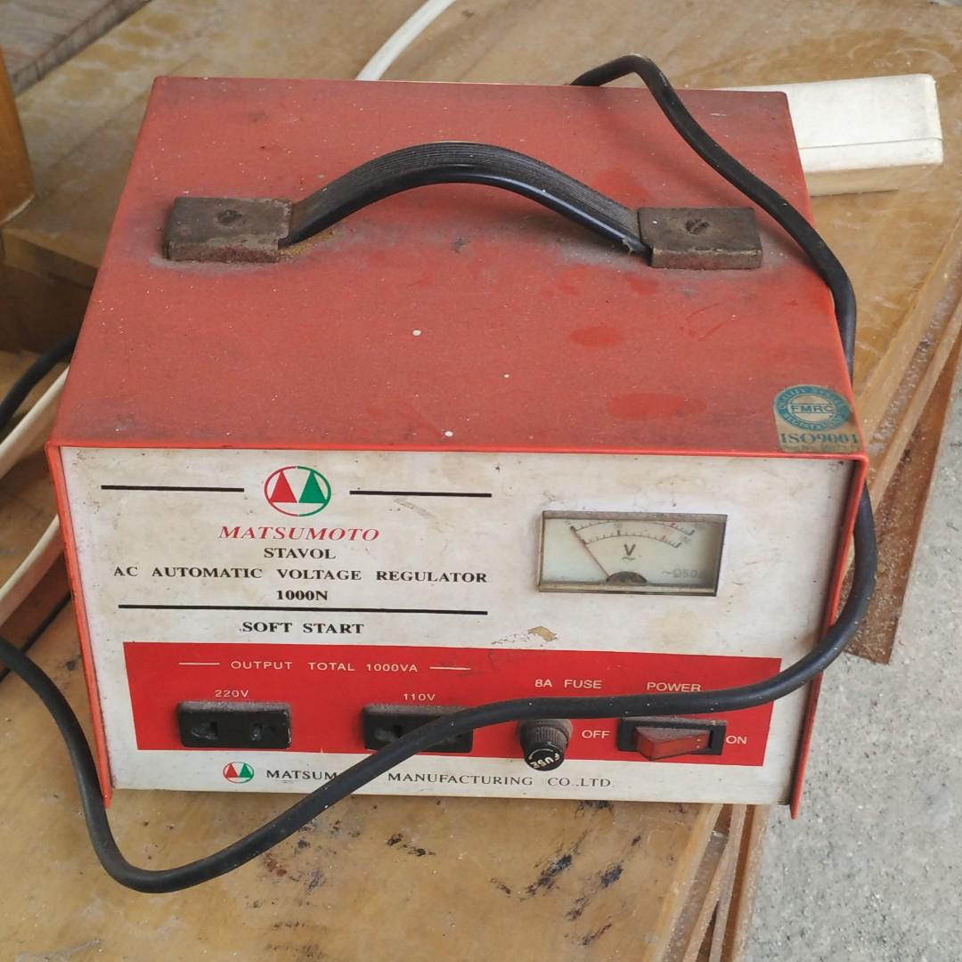 Jual CEPAT Stabilizer Matsumoto Stavol 1000 N, Elektronik, Lainnya di ... Jual CEPAT Stabilizer Matsumoto Stavol 1000 N, Elektronik, Lainnya di ...