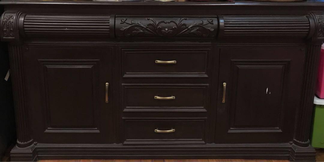 King size bed dressing Table with drawers, Furniture & Home Living ...