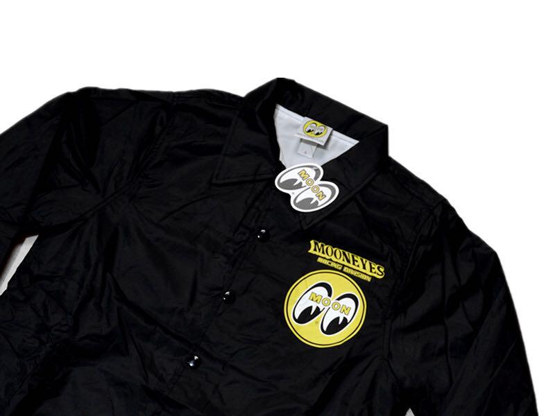 Mooneyes Coach Jacket Black S, Men's Fashion, Coats, Jackets and ...