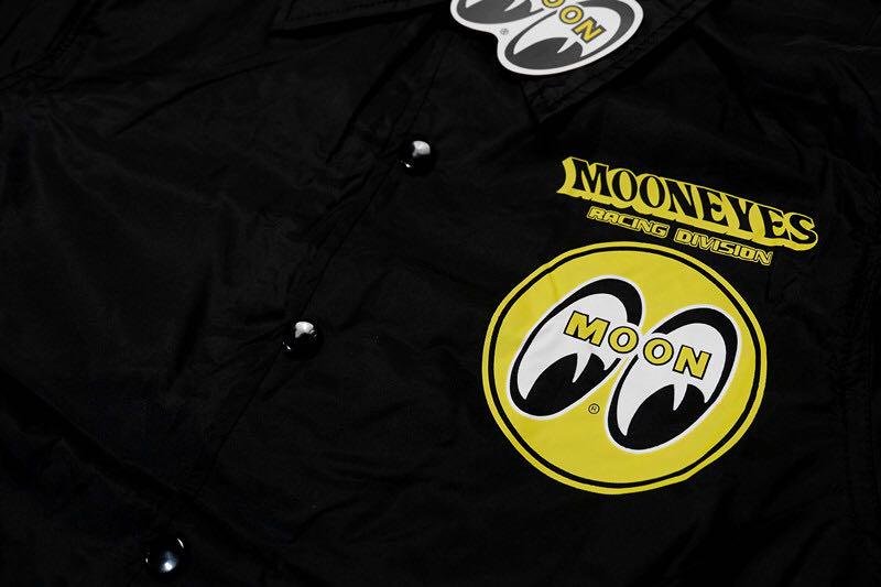 Mooneyes Coach Jacket Black S, Men's Fashion, Coats, Jackets and ...