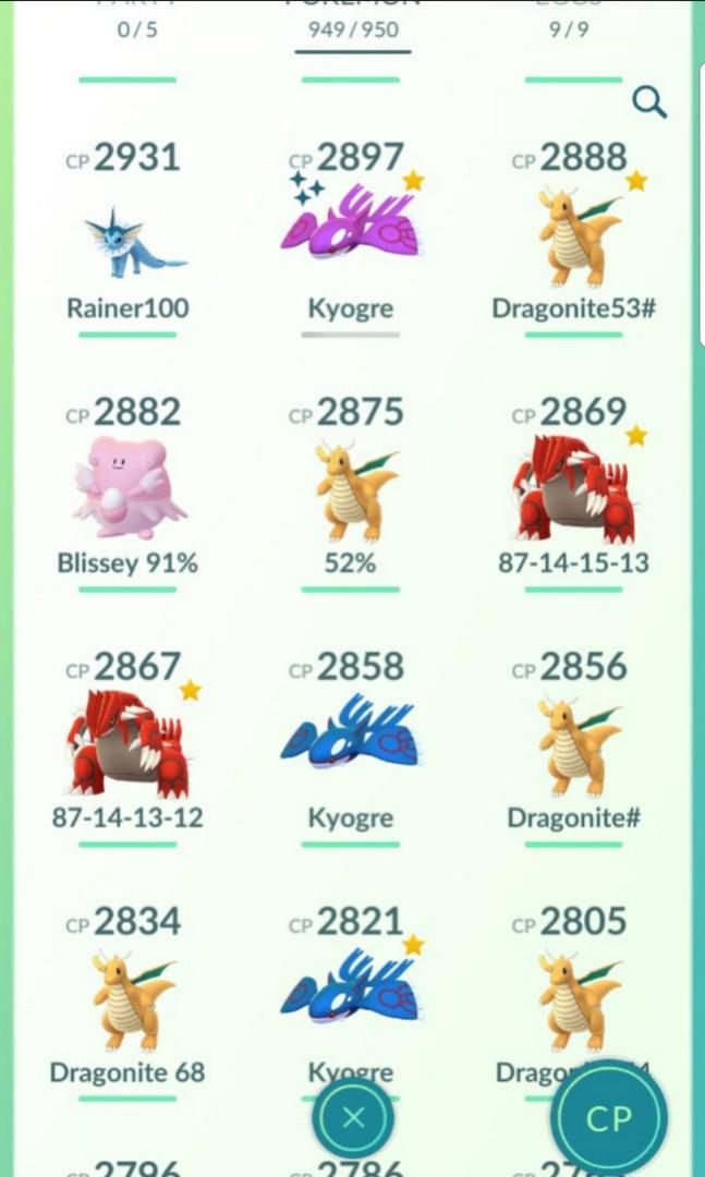 Pokemon Go Level 36 Valor Account, Toys & Games, Video Gaming, Video ...