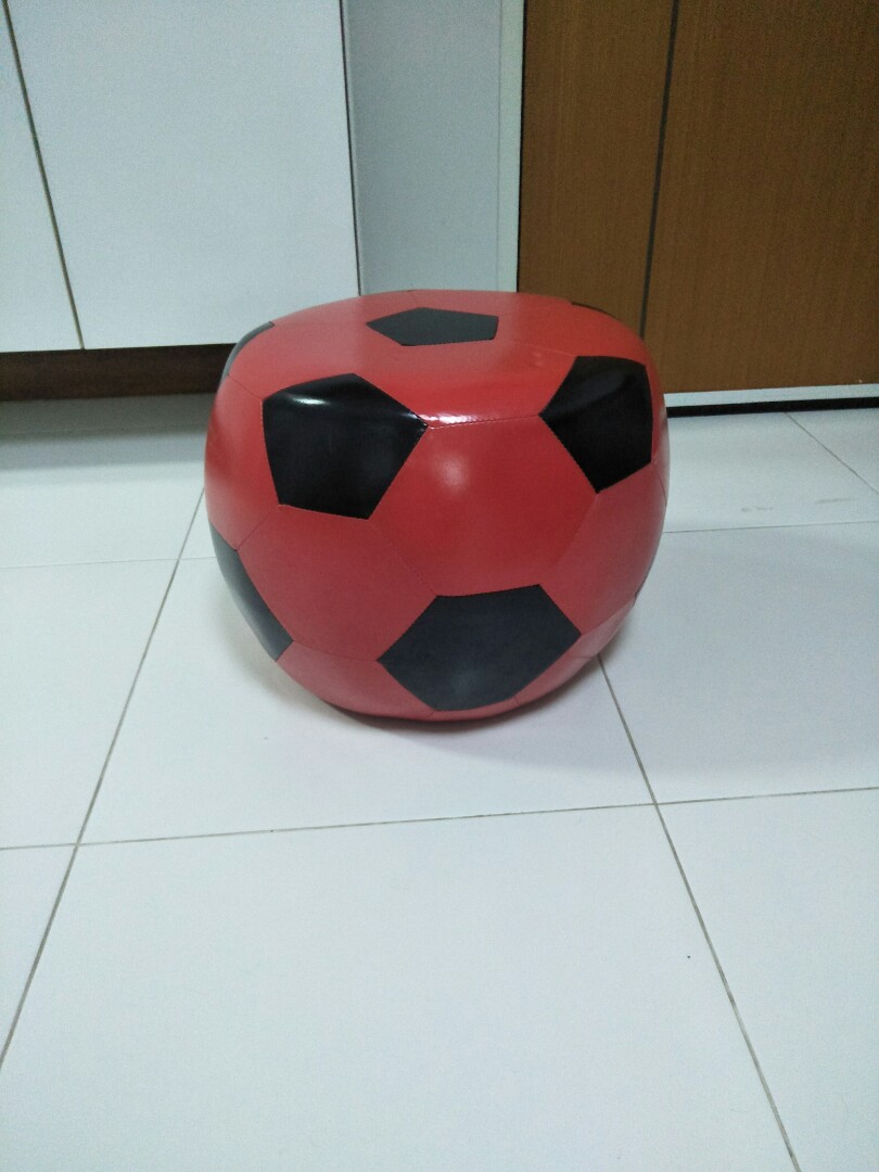 Soccer ball/ football stool, Furniture & Home Living, Home Decor, Other ...