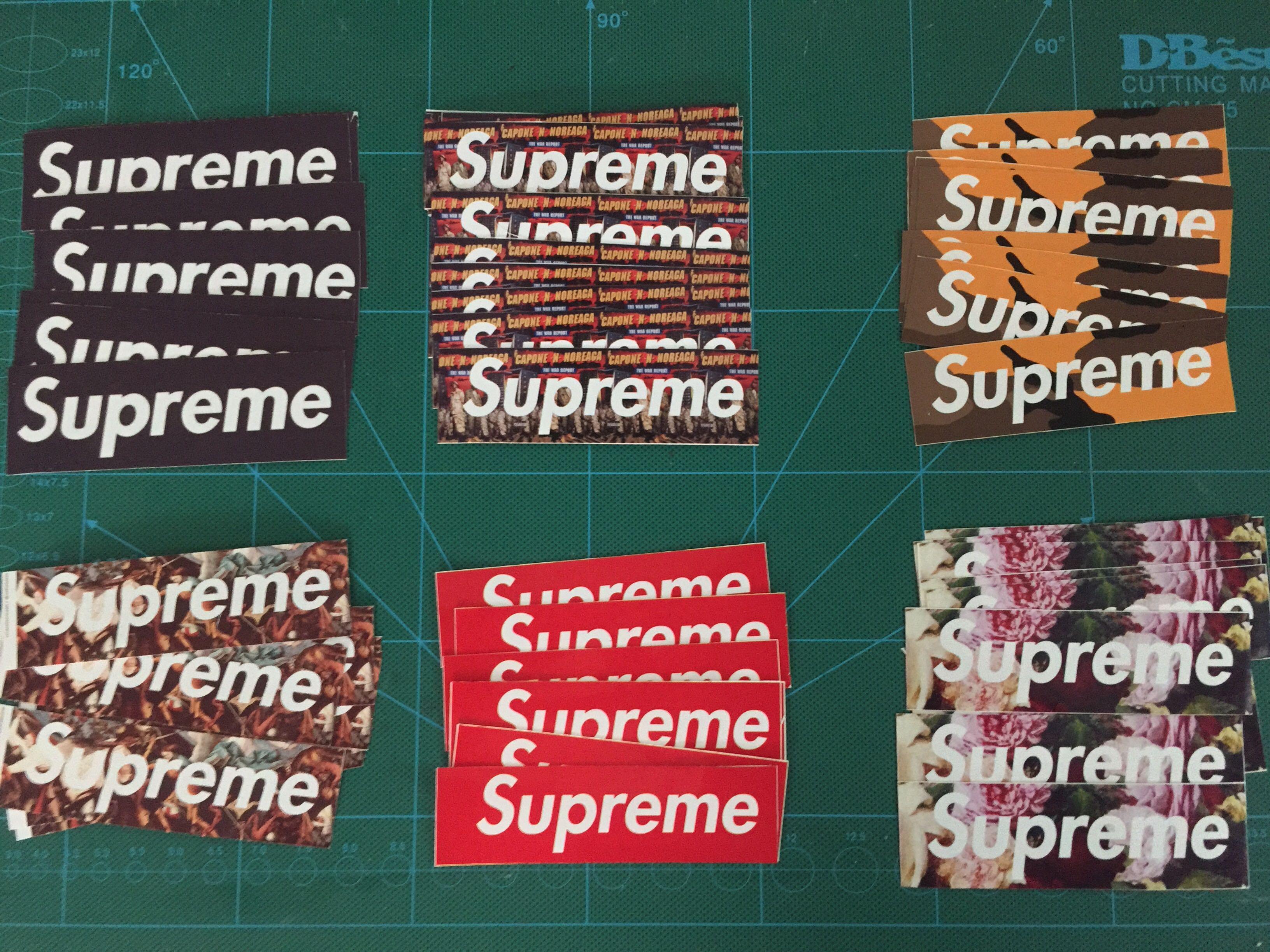SUPREME STICKER, Hobbies & Toys, Stationery & Craft, Art & Prints on ...