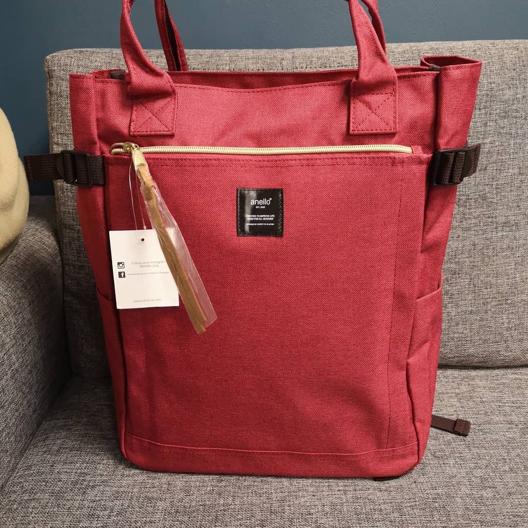 Unisex Anello 10 Pocket Two Way Bag on Carousell