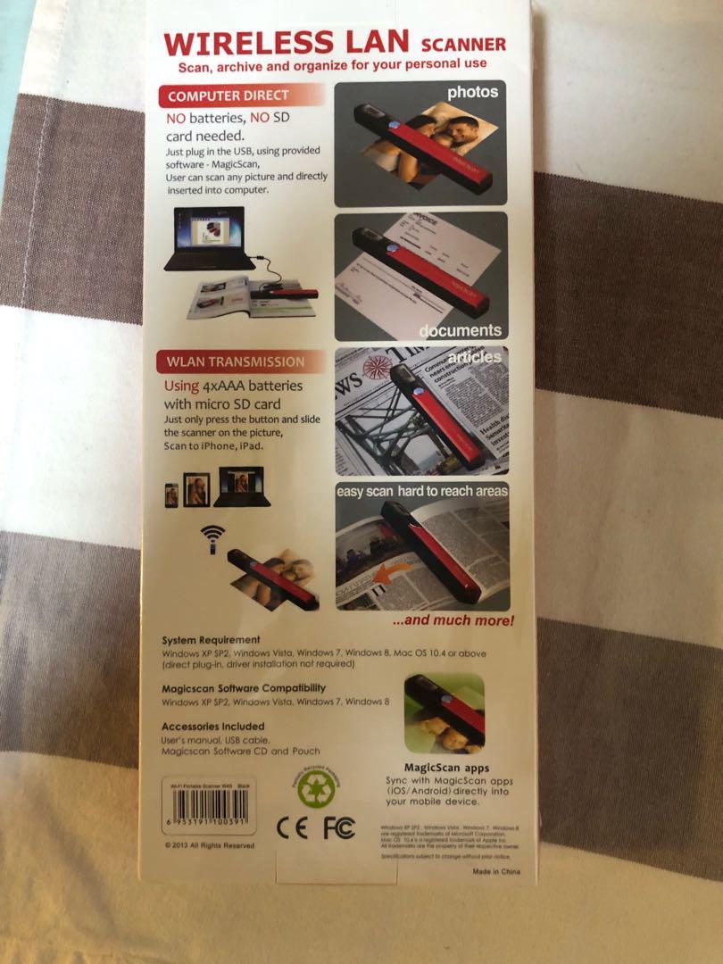 Wireless LAN Scanner Magicscan, Computers & Tech, Printers, Scanners ...