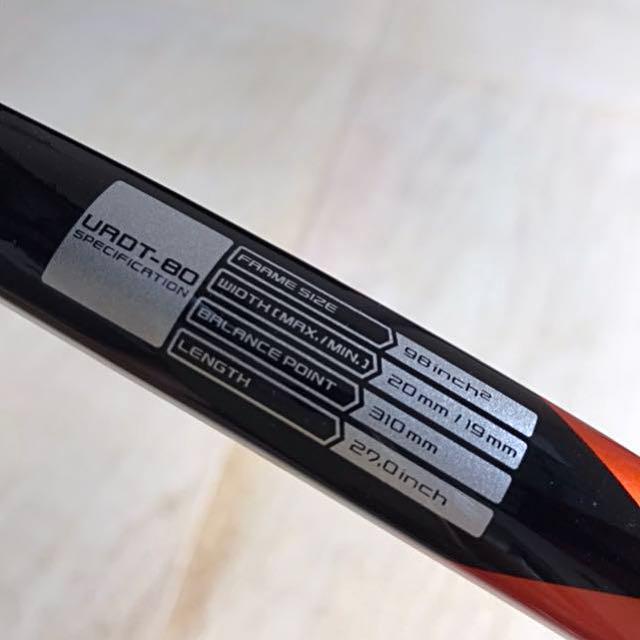 Yonex ultimum RD Ti80 MIJ Tennis Racket, Sports Equipment, Sports ...