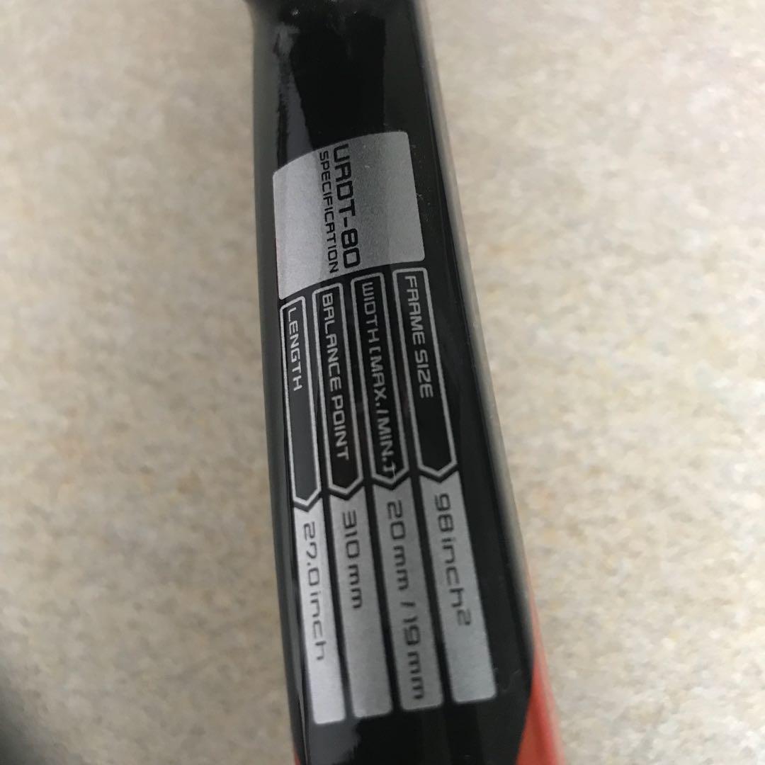 Yonex ultimum RD Ti80 MIJ Tennis Racket, Sports Equipment, Sports ...