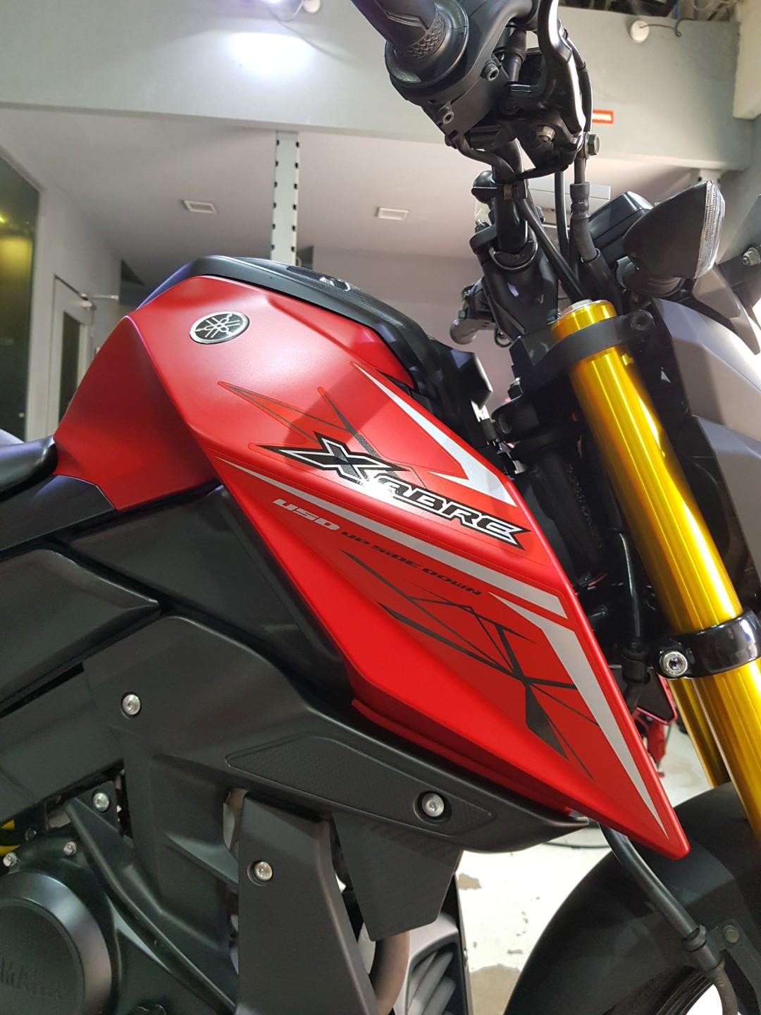 BNIP OEM Yamaha Xabre TFX150 M-Slaz MT-15 Coverset - Red, Motorcycles ...