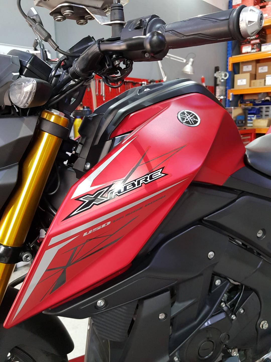 BNIP OEM Yamaha Xabre TFX150 M-Slaz MT-15 Coverset - Red, Motorcycles ...