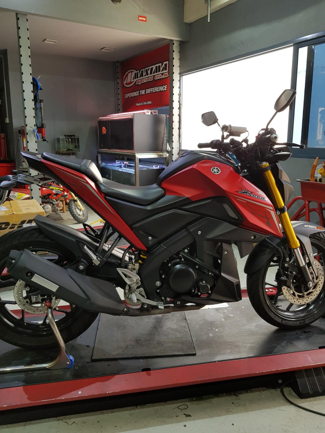 BNIP OEM Yamaha Xabre TFX150 M-Slaz MT-15 Coverset - Red, Motorcycles ...