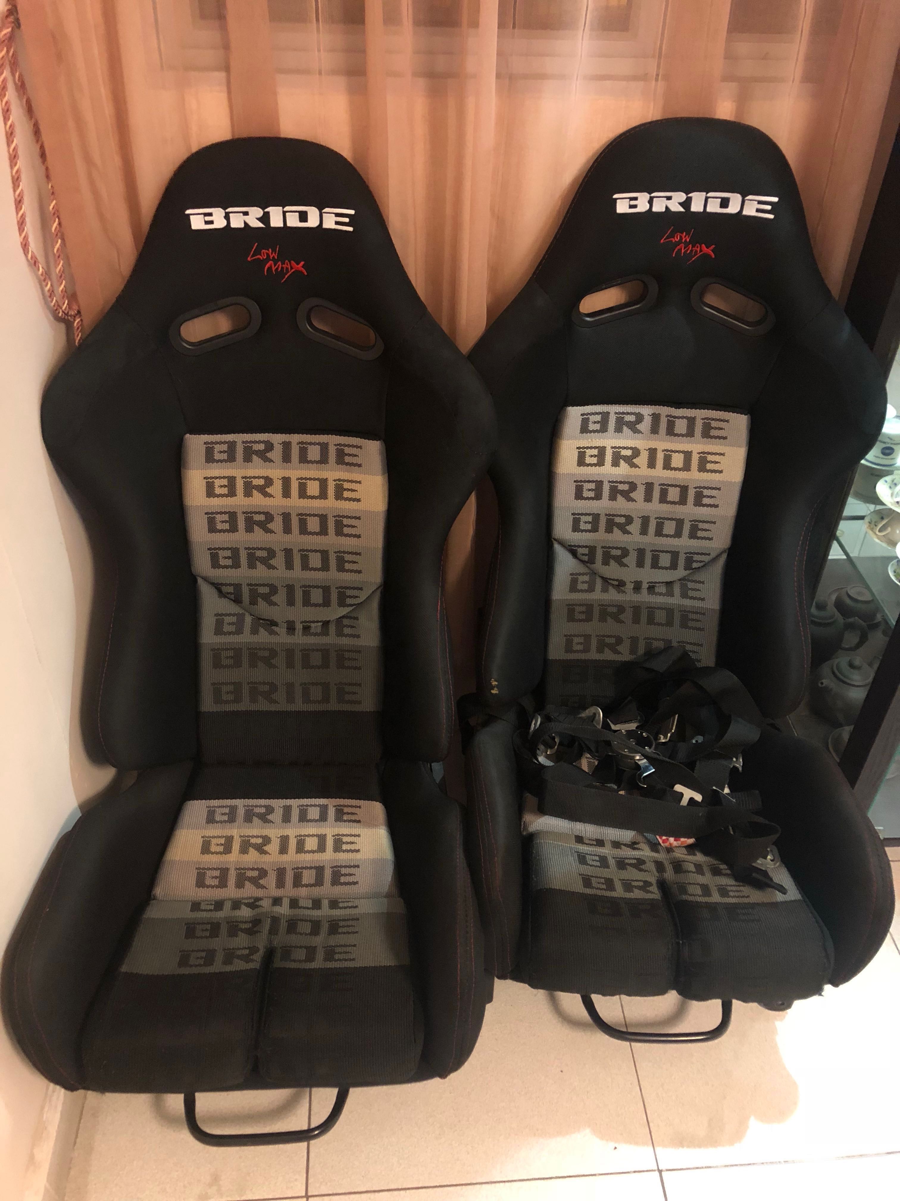 Bride Low Max Full Bucket Seats, Car Accessories, Accessories on Carousell