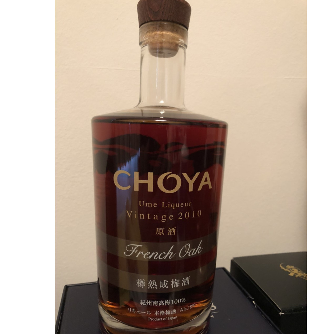 Choya French oak alcohol umeshu cask ume, Food & Drinks, Alcoholic ...