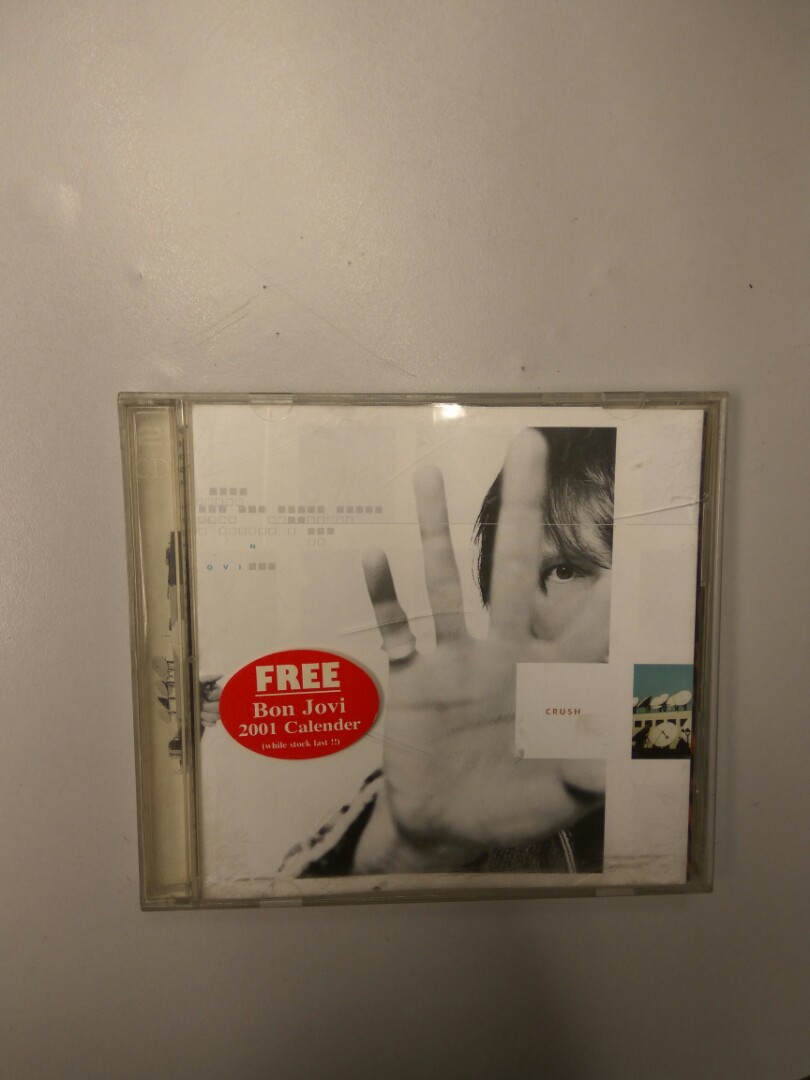 Crush by Bon Jovi (CD & VCD) - (year 2000), Hobbies & Toys, Music & Media, CDs & DVDs on Carousell