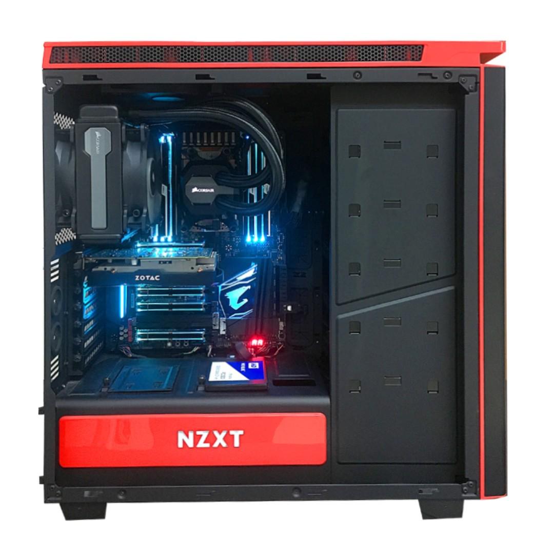 Desktop - Gaming PC - 3D - Render - AMD Ryzen Threadripper - Gigabyte ...