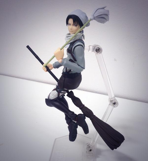 figma EX-020 Levi: Cleaning Ver., Hobbies & Toys, Toys & Games on Carousell