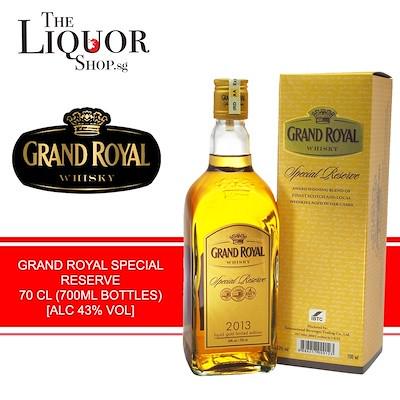 GRAND ROYAL WHISKY SPECIAL RESERVE 2013, 43%, 700ML, Food & Drinks ...