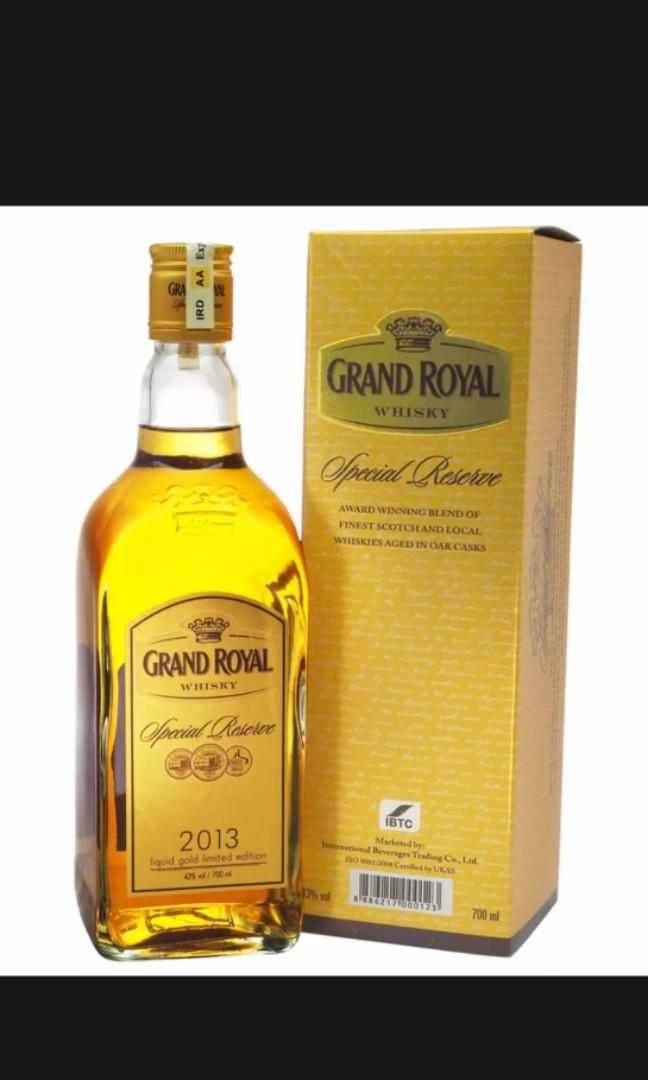 GRAND ROYAL WHISKY SPECIAL RESERVE 2013, 43%, 700ML, Food & Drinks ...