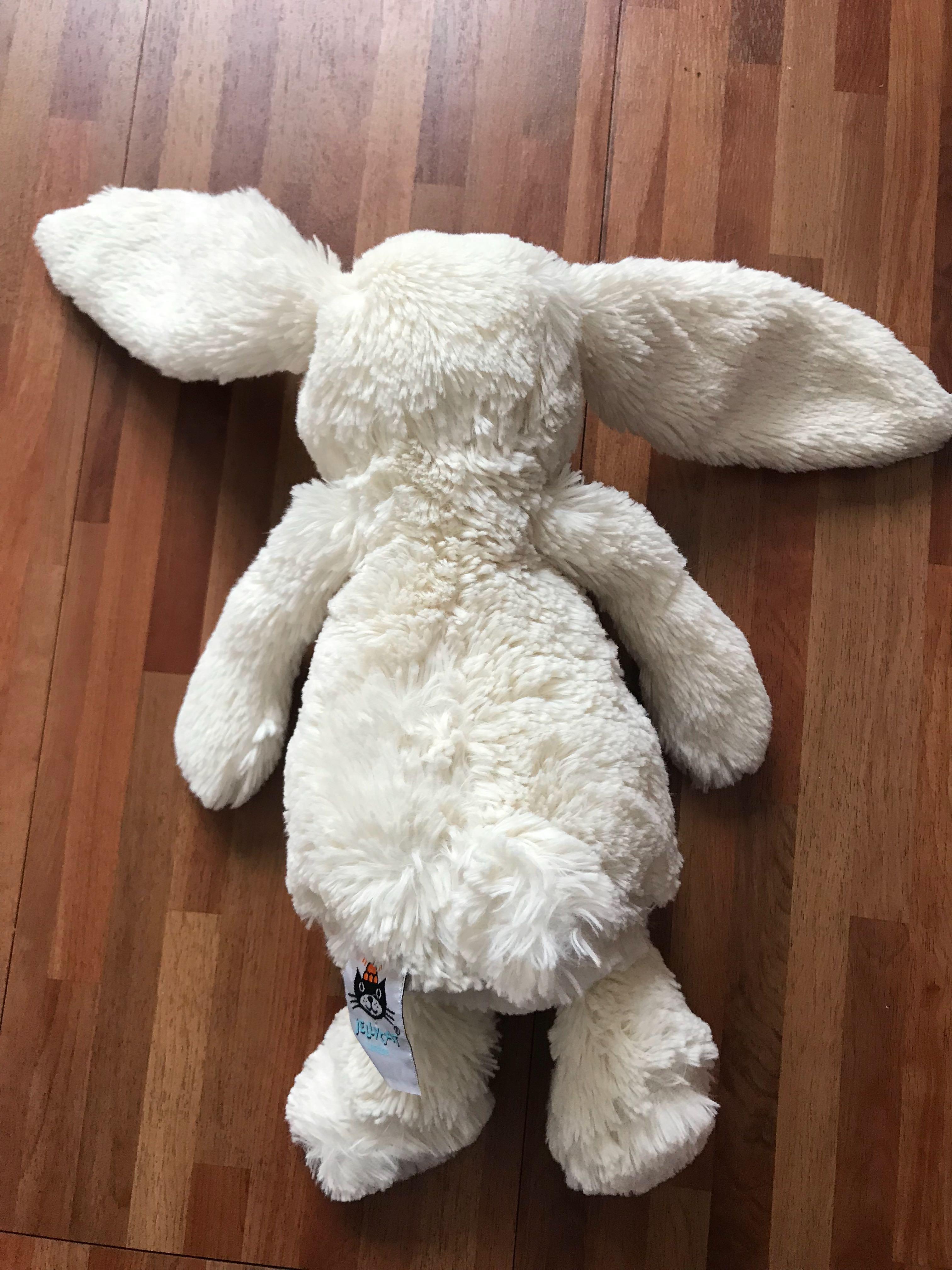 Jellycat White Rabbit, Babies & Kids, Infant Playtime on Carousell