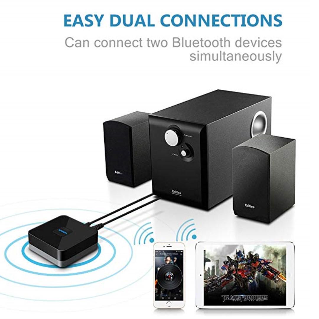 Mpow Bluetooth Receiver for Home Music Streaming System, Wireless Audio ...