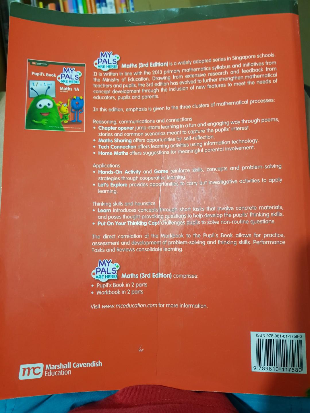 My Pals Are Here Primary 1 Pupil's Book Maths 1A, 1B and Workbook 1B ...