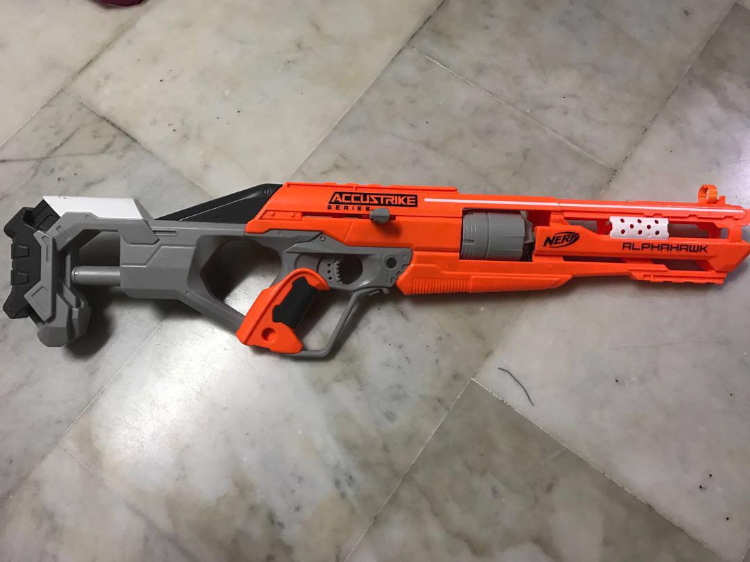Nerf Accustrike Series Alphahawk, Hobbies & Toys, Toys & Games on Carousell