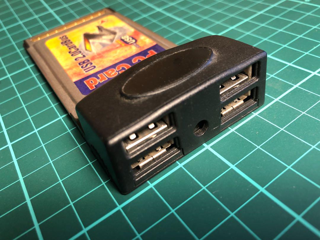 PC Card 4 Ports USB 2.0 CardBus, Computers & Tech, Parts & Accessories ...