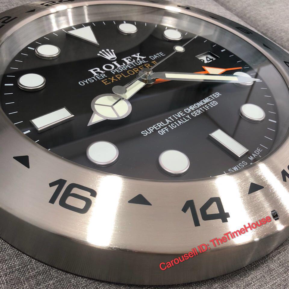 Rolex Explorer Black Dial Wall Clock , Mobile Phones & Gadgets ...