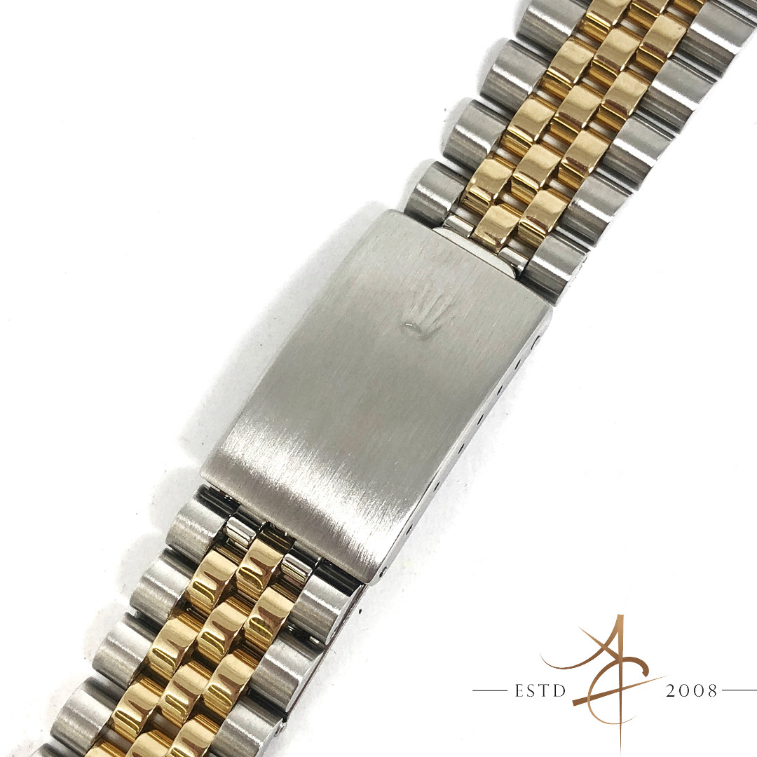 Rolex Jubilee 62523H 18K Gold Steel 20mm Bracelet End Links 455, Luxury ...