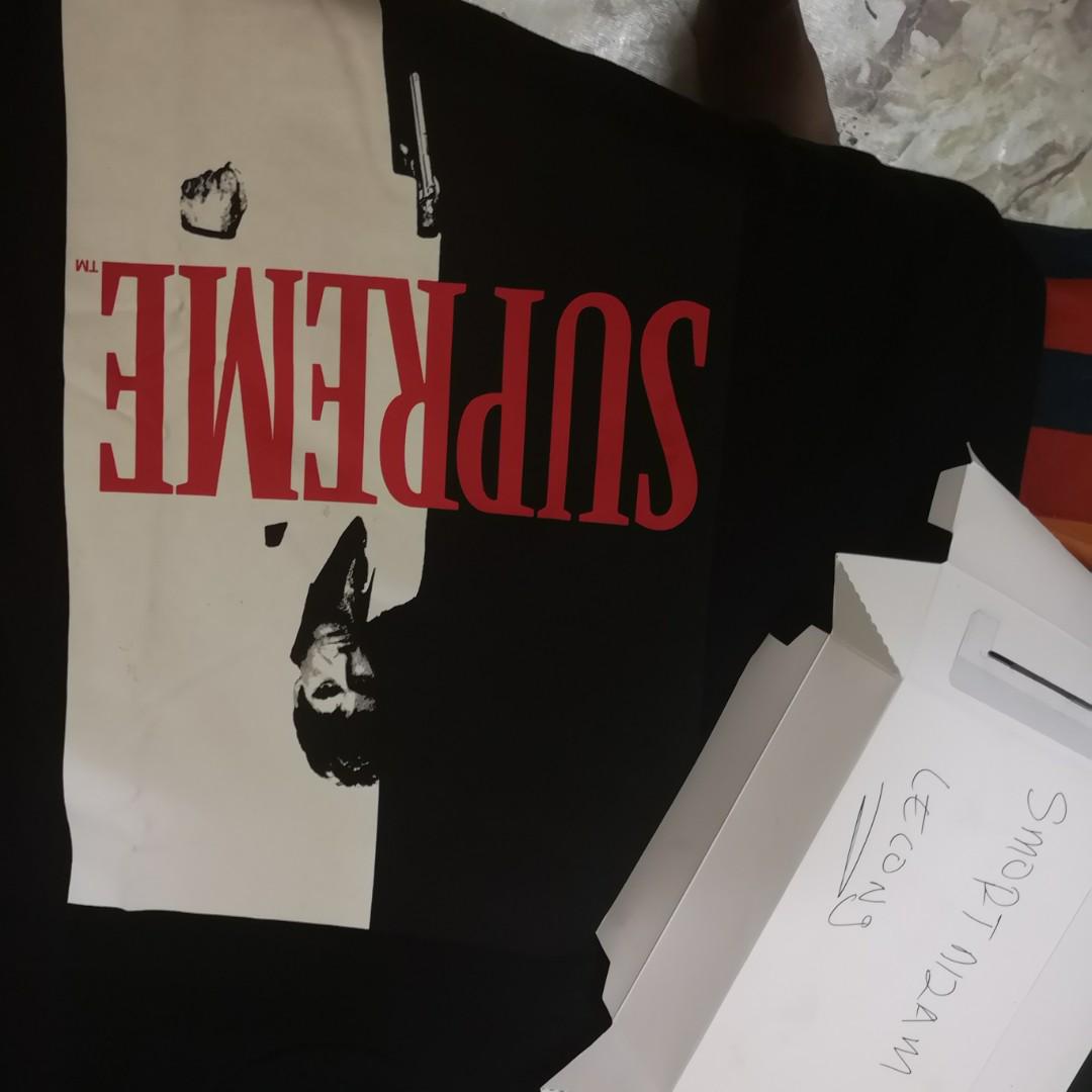 Supreme scarface, Men's Fashion, Tops & Sets, Tshirts & Polo Shirts on ...