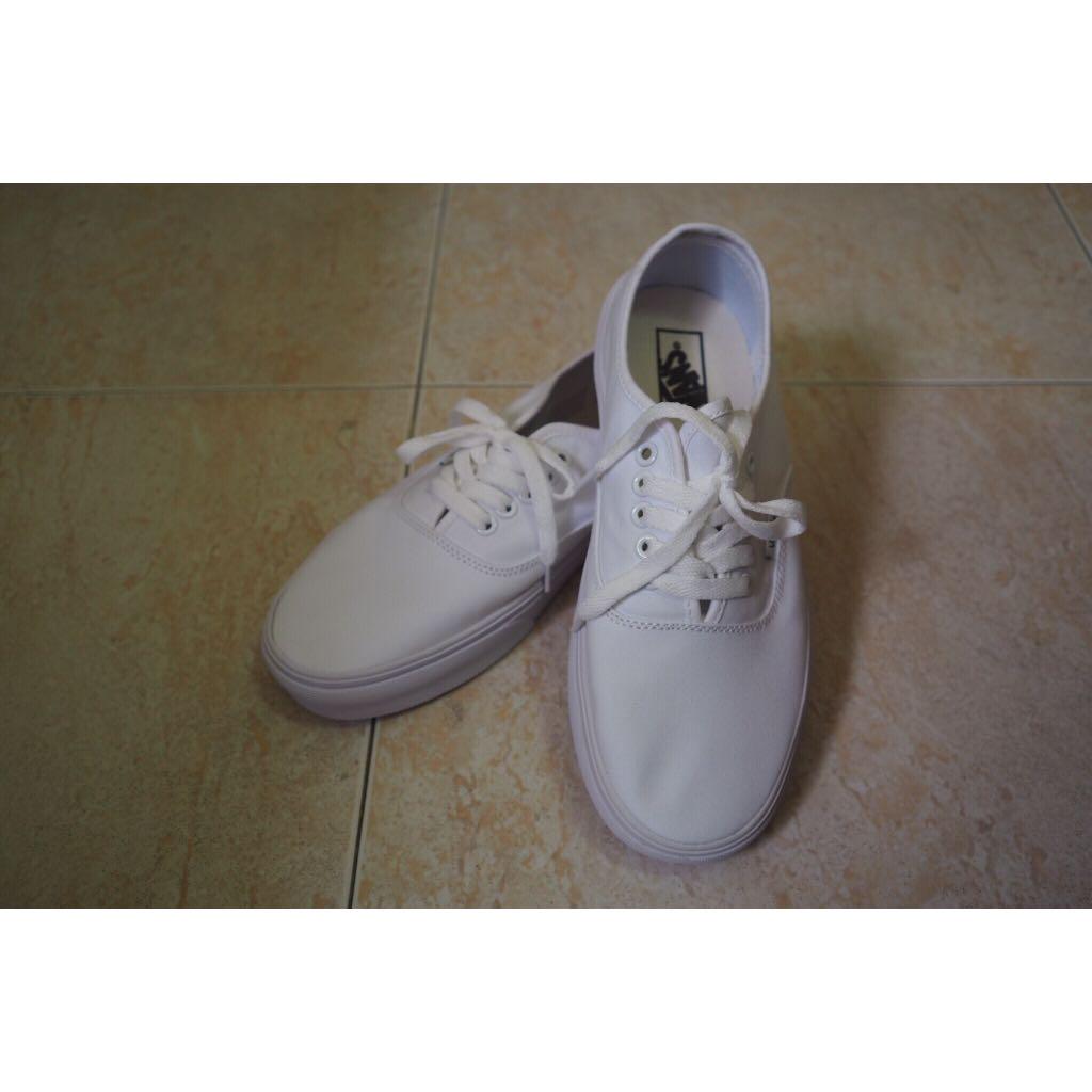Vans Authentic All White, Men's Fashion, Footwear, Sneakers on Carousell