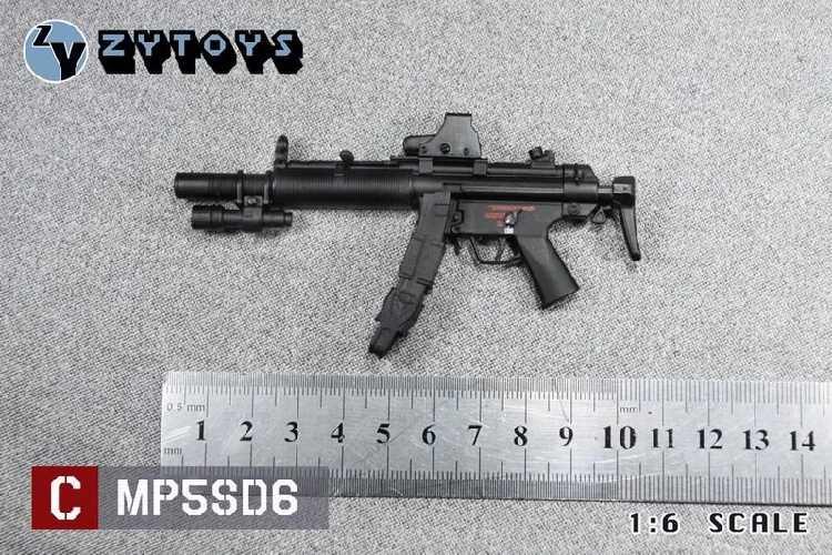 1/6 MP5 series variants (SMG) for Cheongsam Armed Maiden by ZYToys ...