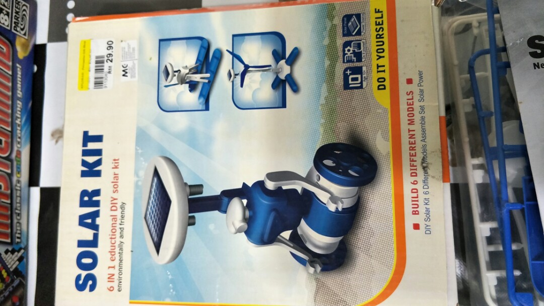 6 in 1 Educational Solar Kit, Hobbies & Toys, Toys & Games on Carousell