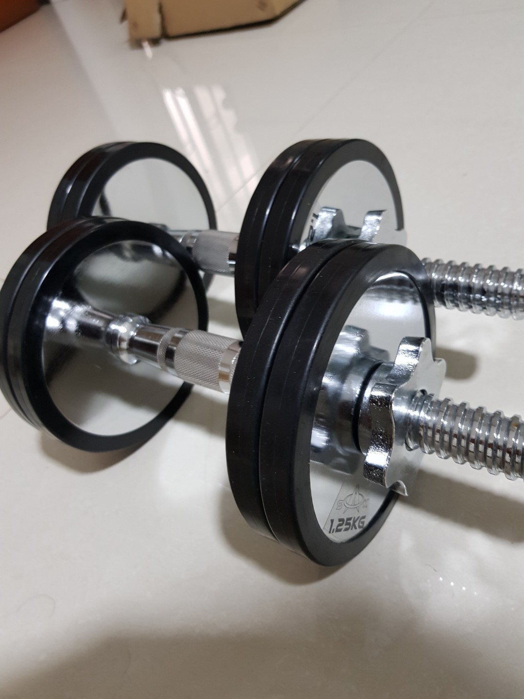 Adjustable Dumbbells 13kg 18kg 23kg 28kg Bundle BN NEW READY STOCK ...