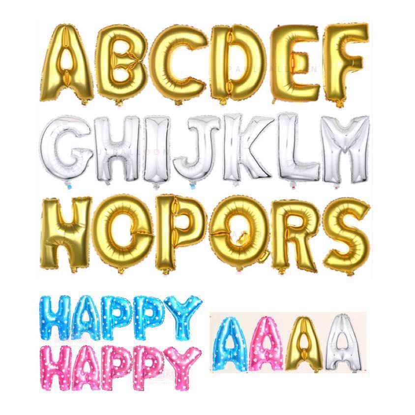 Alphabet [A-Z, &, @] Balloons, Hobbies & Toys, Stationery & Craft ...